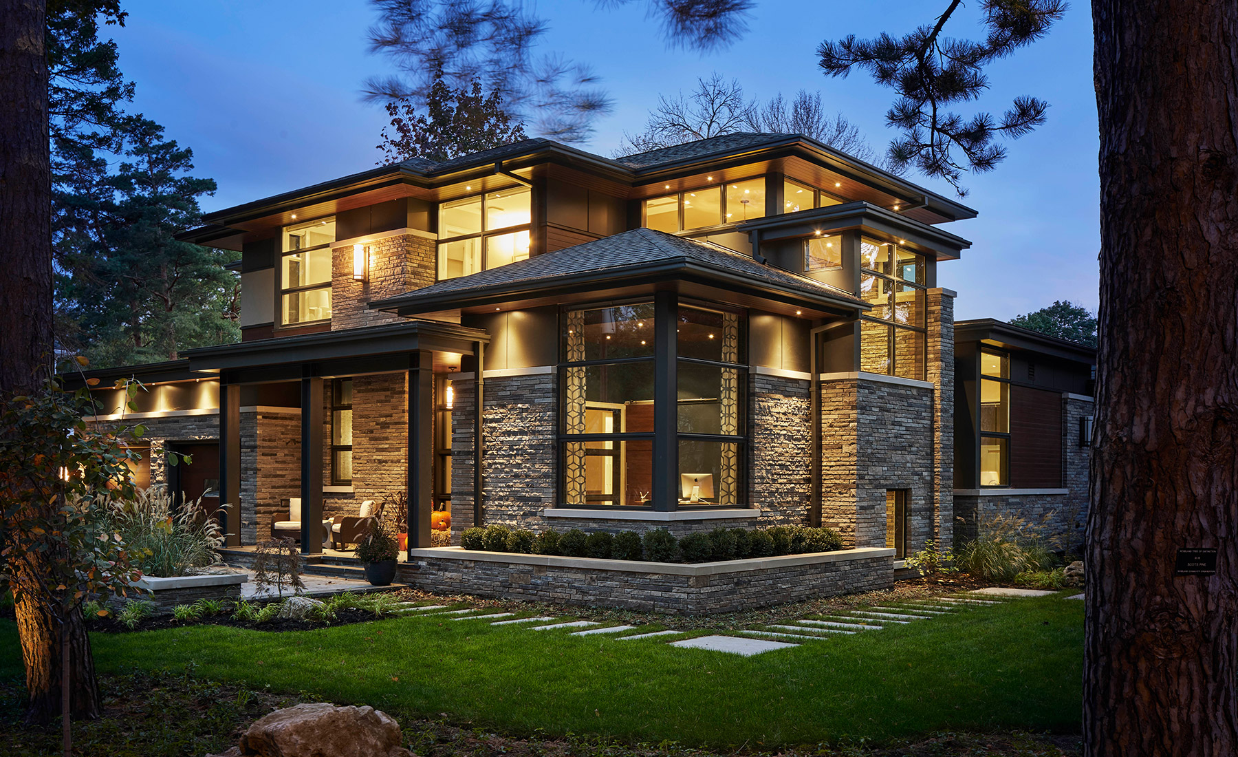 Vulpe Ap De Gur Inel Dur Black Modern House Buc tar Amplitudine Hop